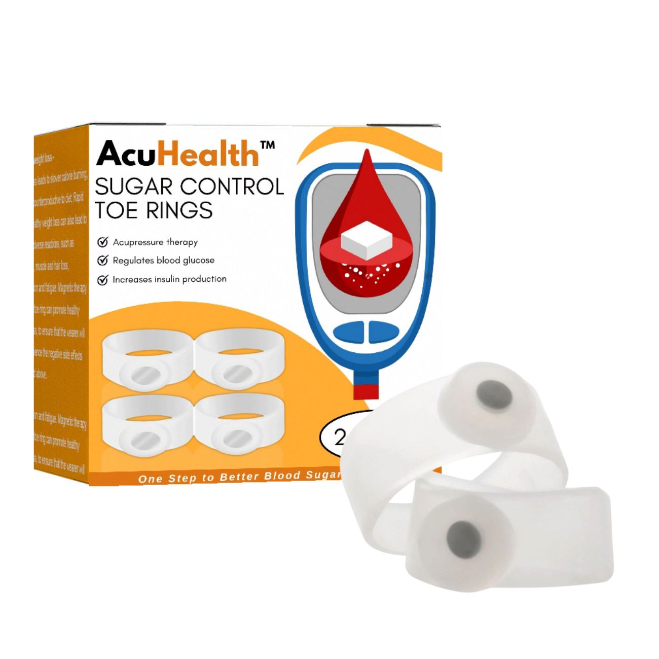 AcuHealth™ Sugar Control Toe Rings – Luxe Store